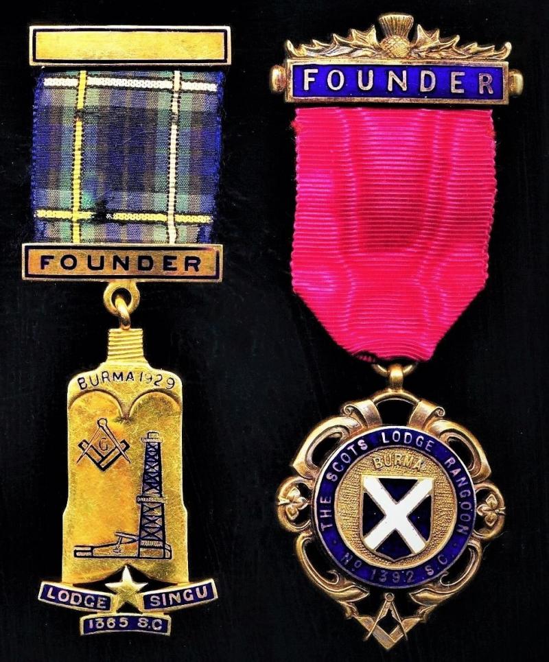 Aberdeen Medals | A unique Scottish Expatriate & Freemason's, Burma ...