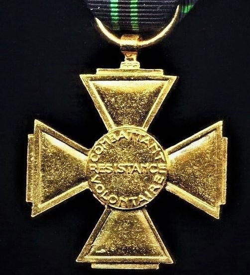 Aberdeen Medals France Combatants Cross For Resistance Volunteers aberdeen-medals-france-combatants-cross-for-resistance-volunteers