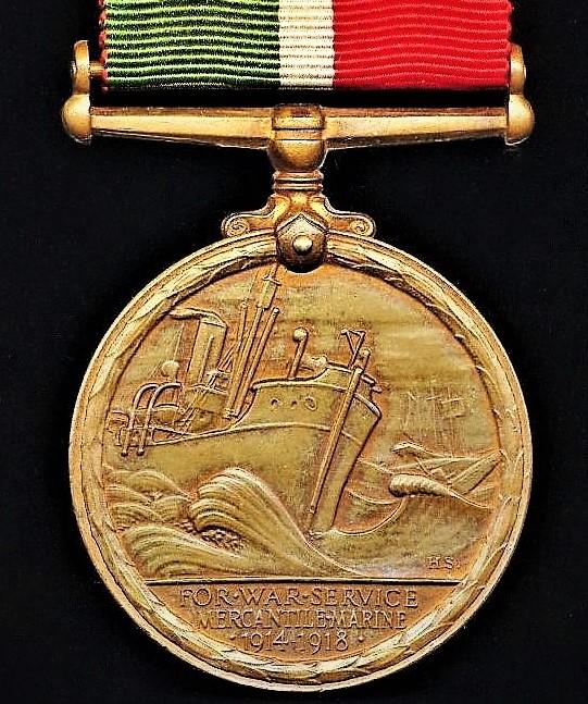 Aberdeen Medals | Mercantile Marine War Medal (John W. Hampton)