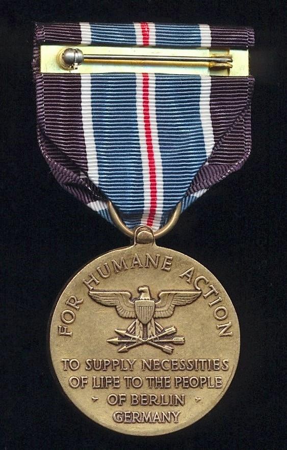 Aberdeen Medals | United States: Medal for Humane Action (Berlin ...