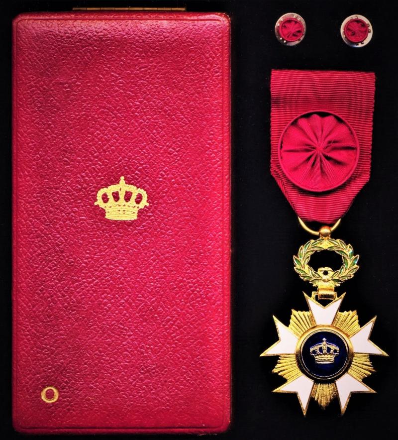 Aberdeen Medals | Belgium: Order of the Crown. 4th Class 'Officer ...