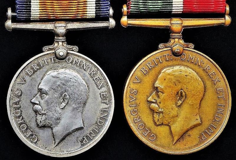 Aberdeen Medals | An 'Insch Loon' & Merchant Seaman's Great War campaign medal pair: James ...