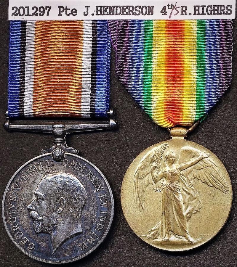 Aberdeen Medals | A confirmed 'Red Hackles' Prisoner of War Great War ...