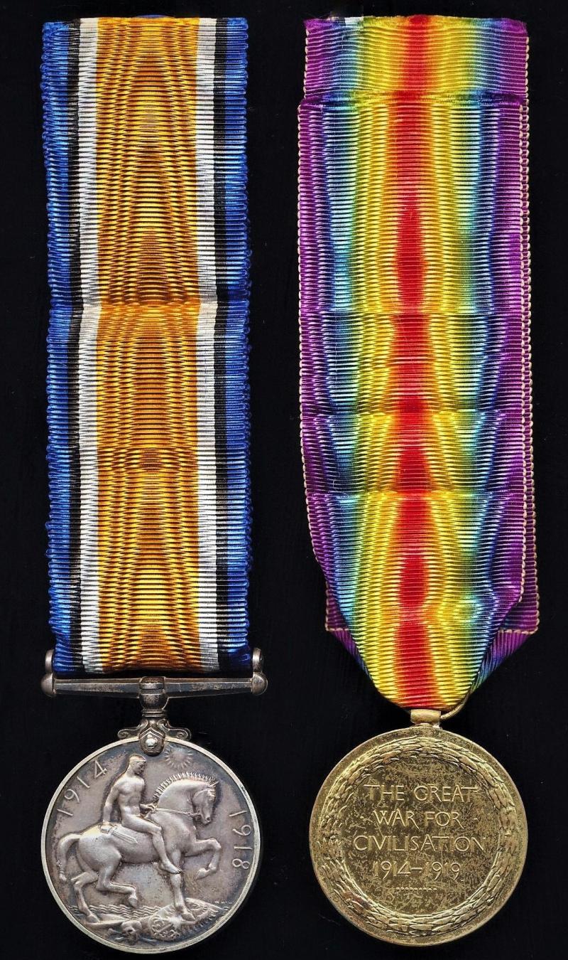 Aberdeen Medals | A London Regiment Great War Casualty Pair: Private ...