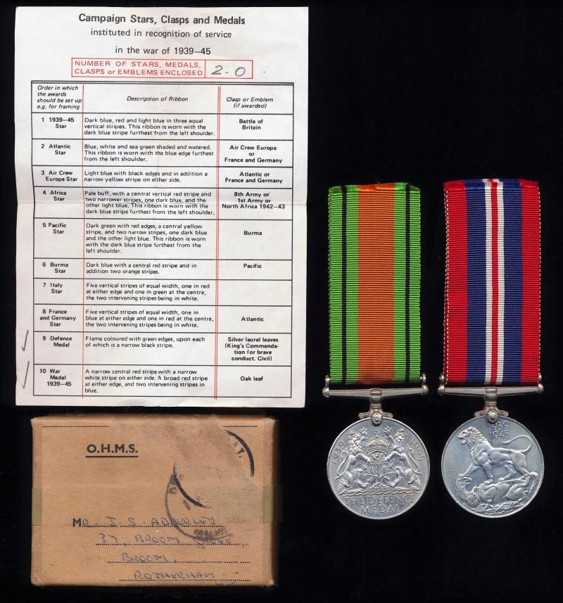 Aberdeen Medals | A positively attributed Second World War campaign ...