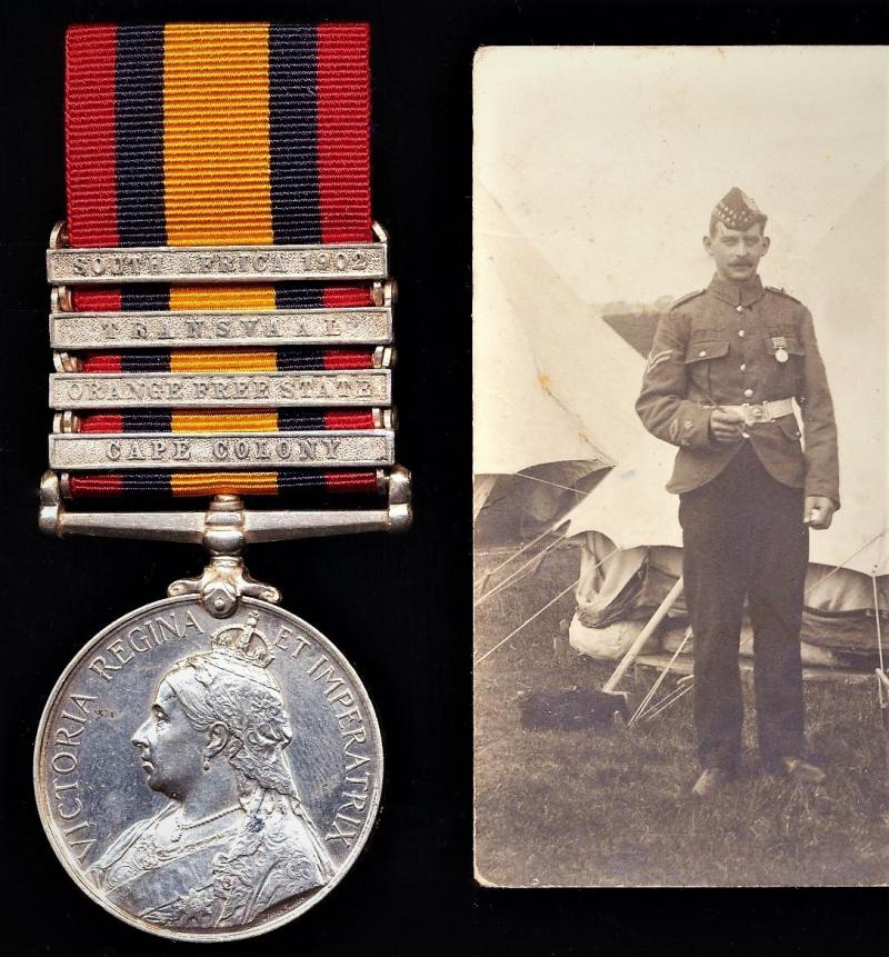 Aberdeen Medals | A Jock's South African & Great War campaign & long service 'Died of Wounds ...