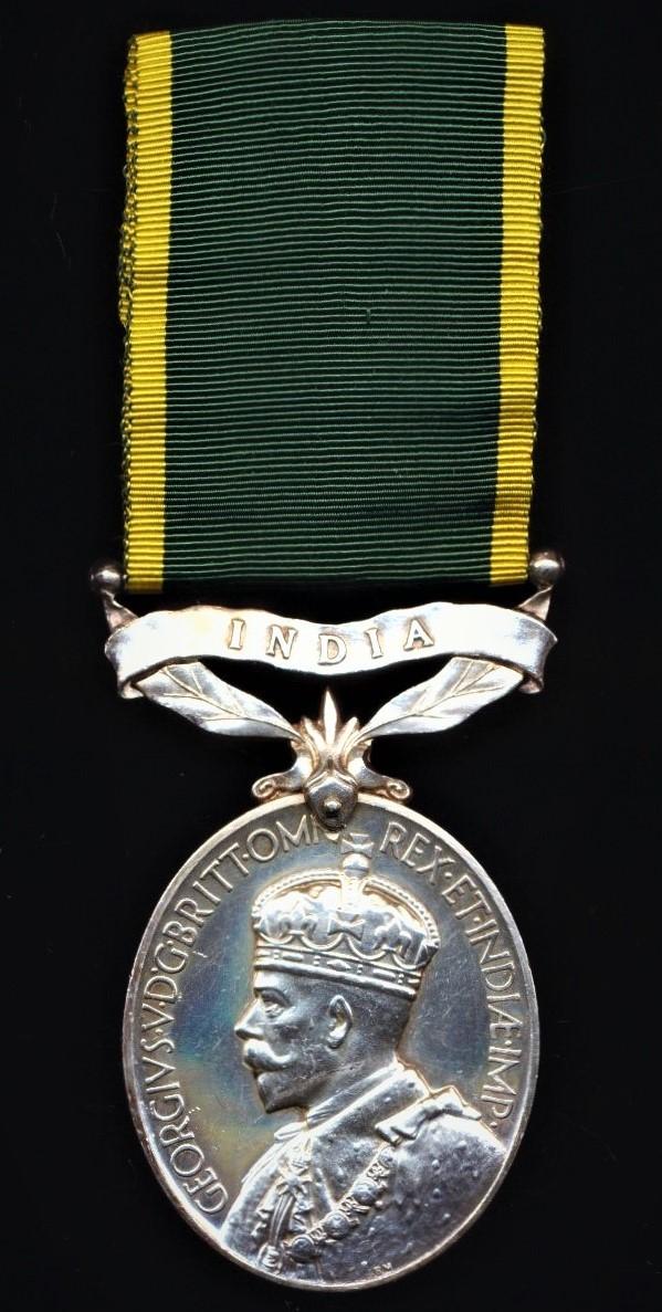 Aberdeen Medals | Efficiency Medal. GV issue with bar 'India' (Pte. J ...