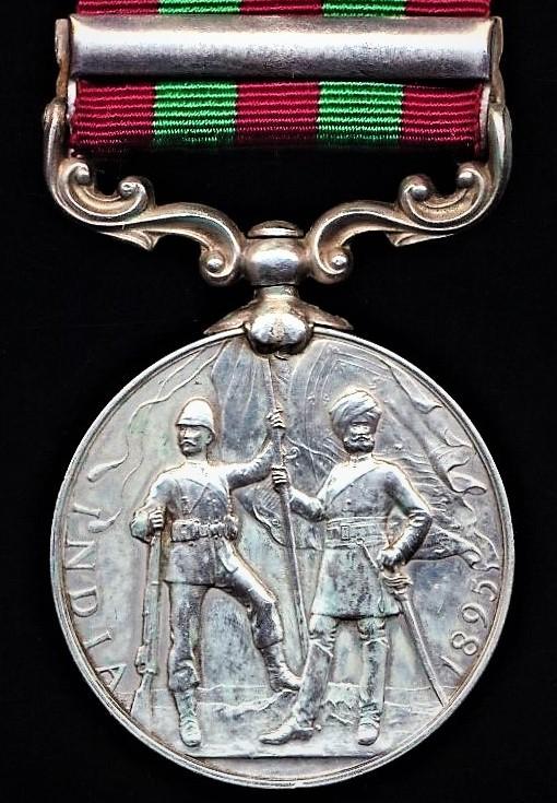 Aberdeen Medals | India General Service Medal 1895. Silver issue with clasp 'Relef of Chitral ...