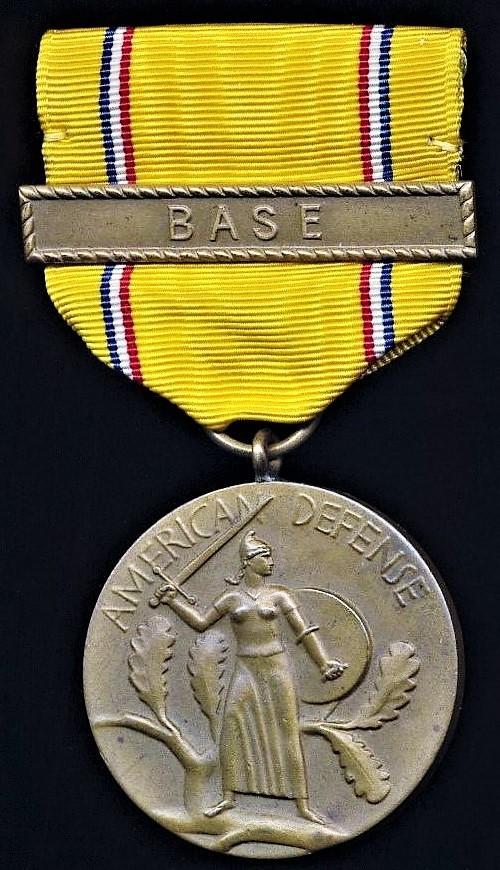 Aberdeen Medals | United States: American Defense Medal. With clasp ...