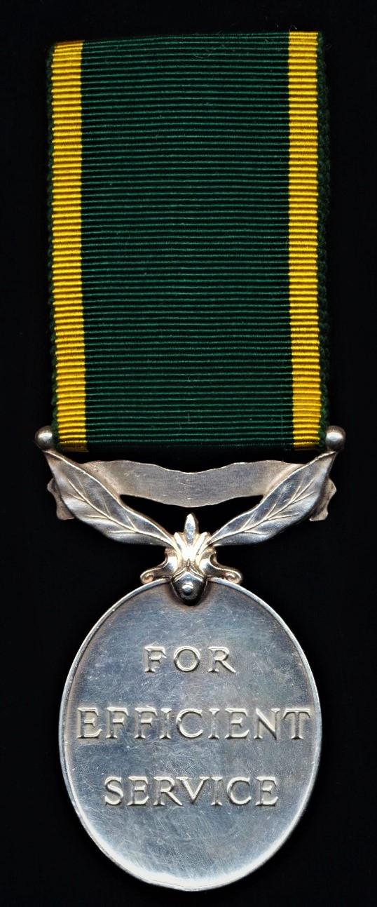 Aberdeen Medals | Efficiency Medal. GVI second issue with 'Territorial ...