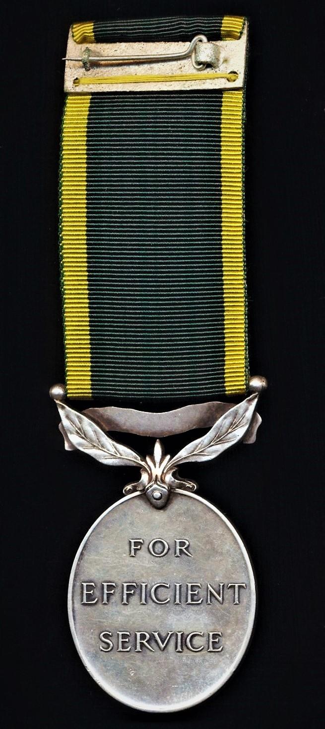 Aberdeen Medals | Efficiency Medal. GVI first issue with 'India' bar ...