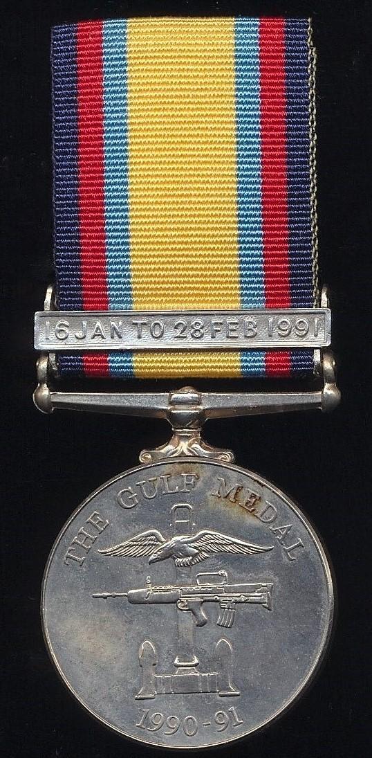 Aberdeen Medals | Gulf War Medal 1991. With clasp (Lt S Poonia RCT)