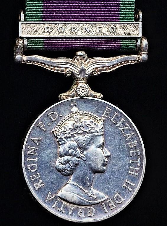 Aberdeen Medals | General Service Medal 1962-2007. With clasp 'Borneo ...