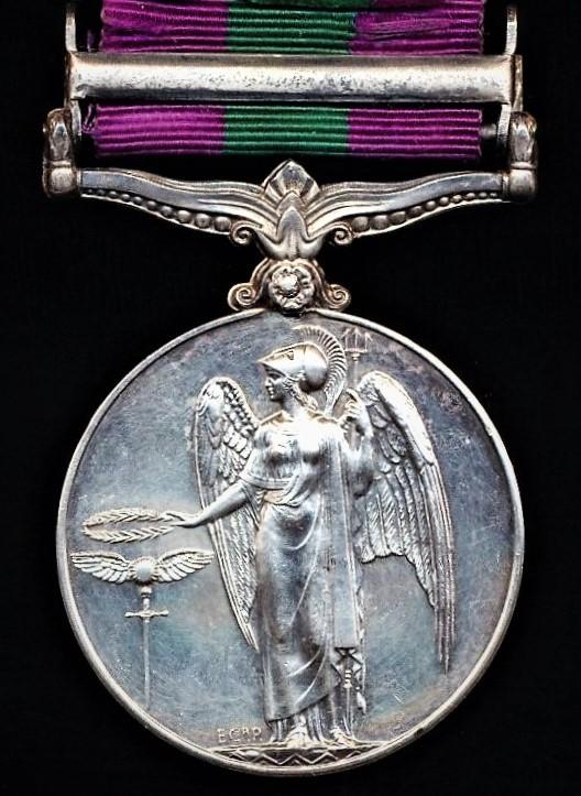 Aberdeen Medals | General Service Medal 1918-1962. GVI first issue with ...