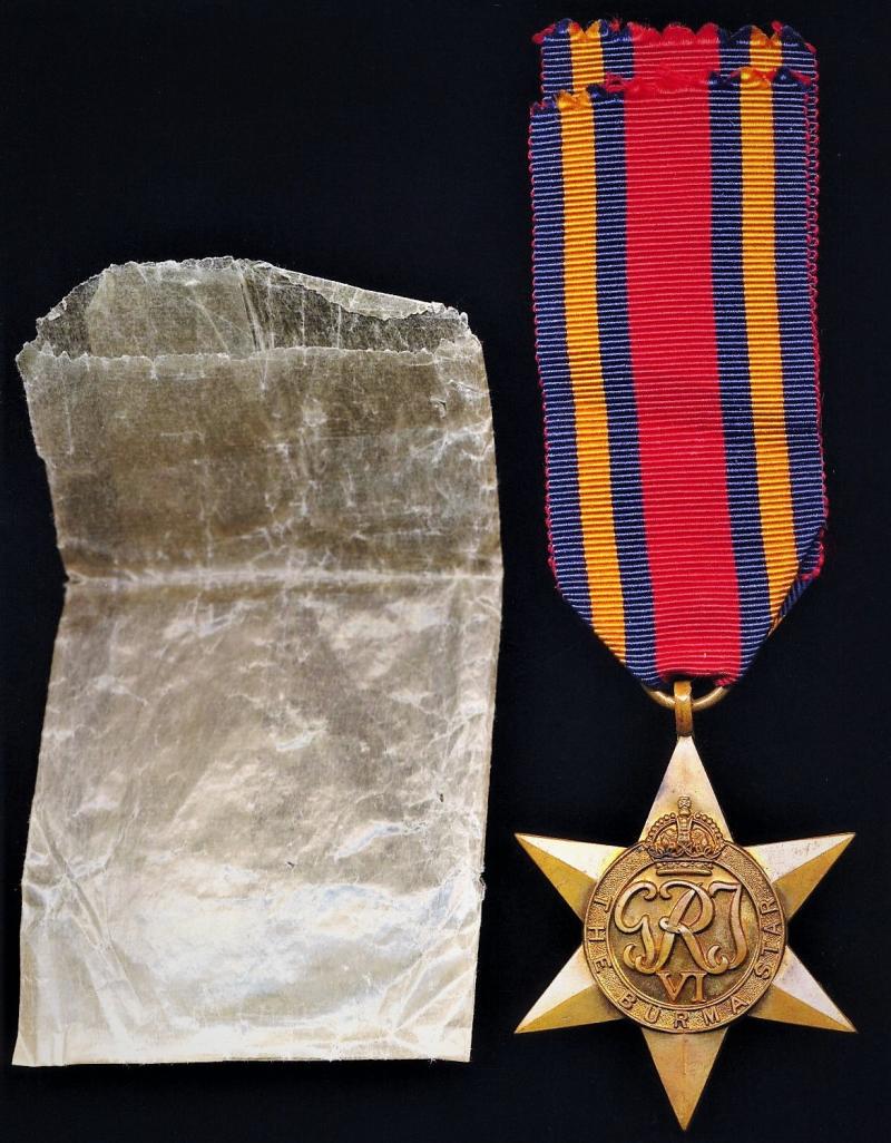 Aberdeen Medals | The Burma Star. No clasp
