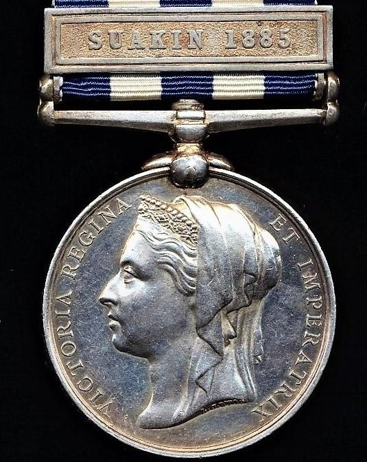 Aberdeen Medals | Egypt and Sudan 1882-89 Medal. Undated reverse with ...