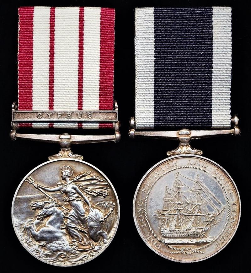 Aberdeen Medals | A Naval 'Cyprus Emergency' campaign and long service ...