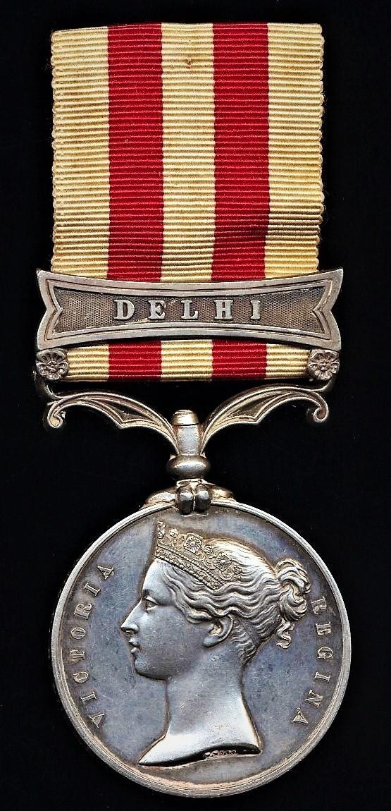 Aberdeen Medals | Indian Mutiny Medal. With clasp 'Delhi' (Gunr C. B ...