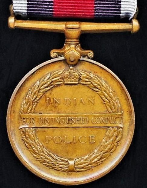 Aberdeen Medals | Indian Police Medal. GV issue with 'For Distinguished ...