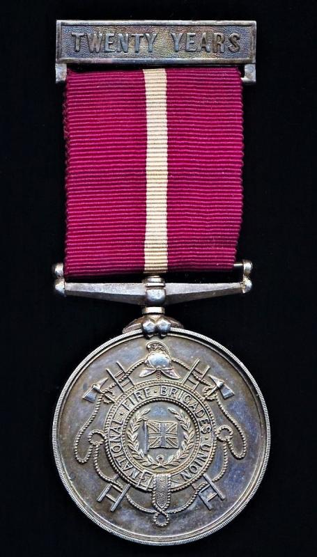 Aberdeen Medals | National Fire Brigades Union. Silver 20 years long ...