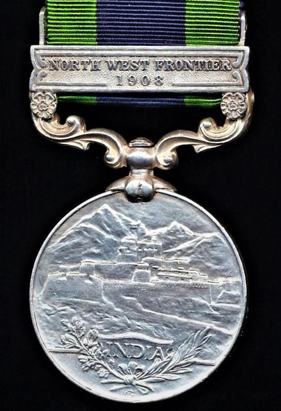 Aberdeen Medals | India General Service Medal 1908. Edward VII silver ...