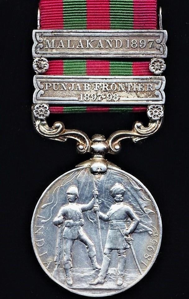 Aberdeen Medals | India General Service Medal 1895-1902. Victorian issue with 2 x clasps 'Samana ...