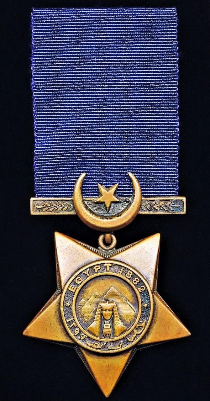 Aberdeen Medals | Egypt: Khedive's Egypt Star. With obverse date '1882'