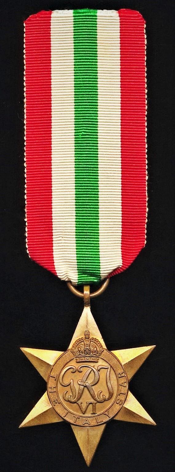 Aberdeen Medals | The Italy Star (A-Sgt H. H. Counsell.)