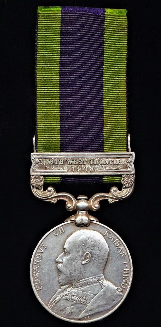 Aberdeen Medals | India General Service Medal 1908. Edward VII silver ...