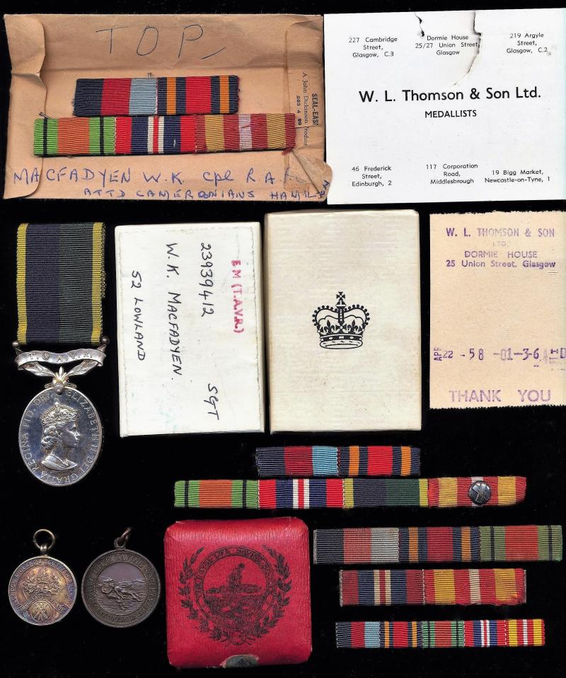 Aberdeen Medals | A Scottish 'Chindit' lot including Efficiency Medal ...