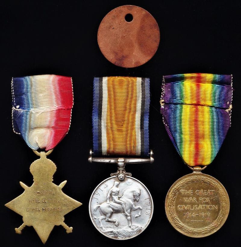 Aberdeen Medals | A most desirable 'Kirkcaldy' Jock's Great War 'Battle ...