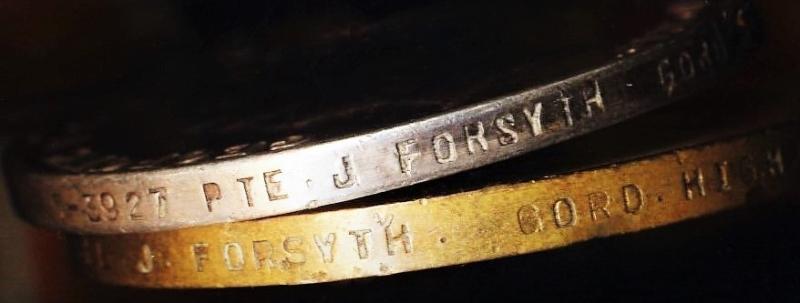 Aberdeen Medals | A 'Jock's Great War 'Casualty' campaign medal group of 3: Private John Forsyth ...
