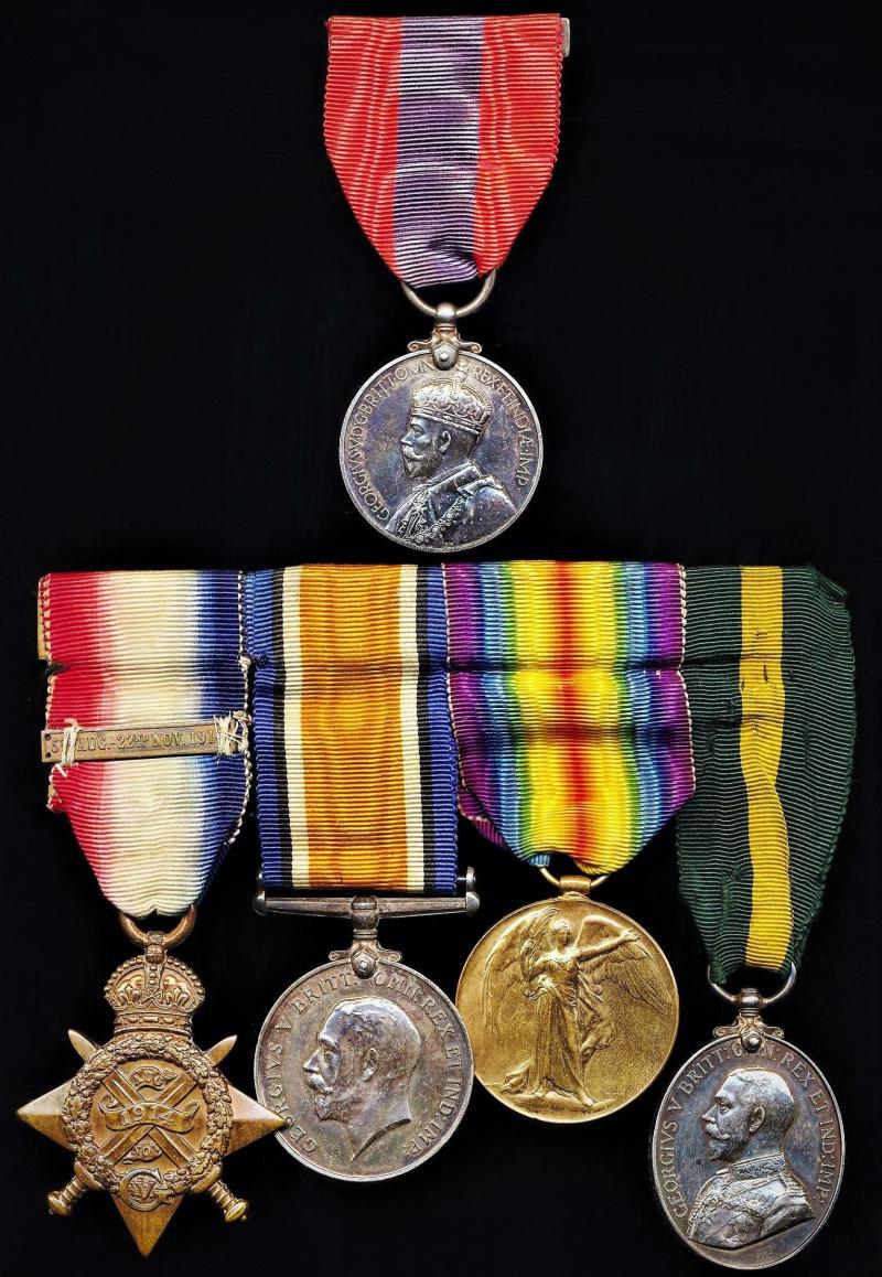 Aberdeen Medals | A 'Wounded at Loos' campaign & long service medal ...