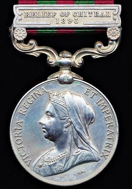 Aberdeen Medals | India General Service 1895-1902. Silver issue with clasp 'Relief of Chitral ...