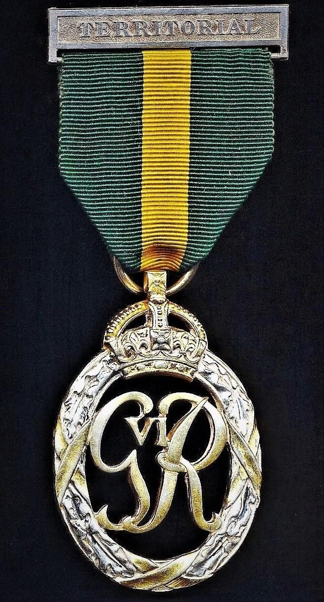 Aberdeen Medals | Efficiency Decoration. GVI Second issue with integral ...