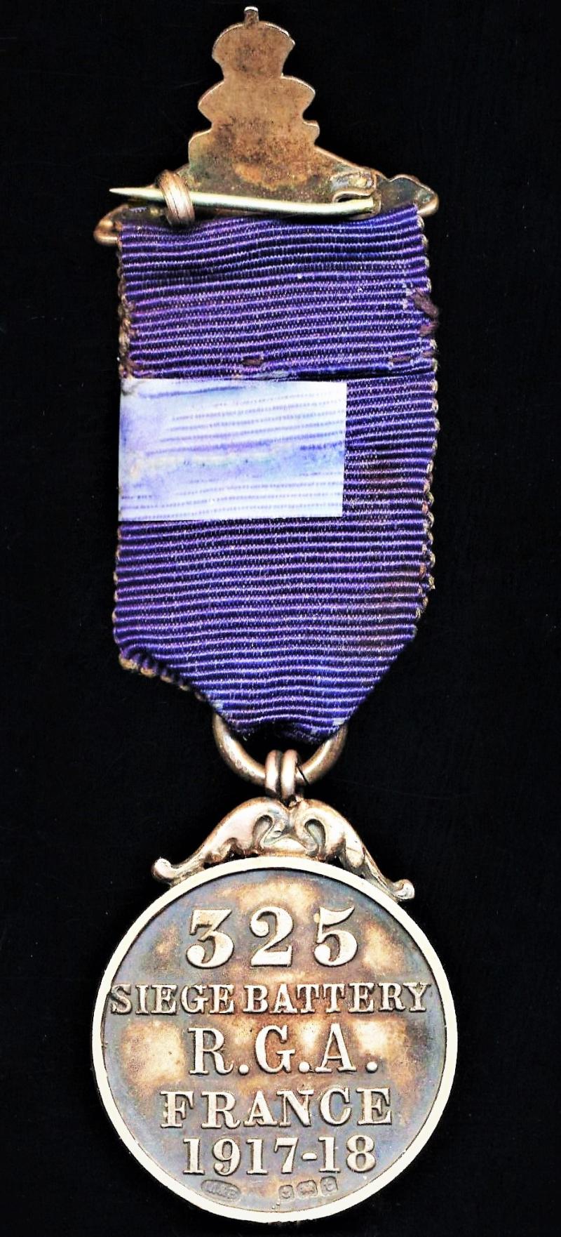 Aberdeen Medals | Great War era: 325th Siege Battery, Royal Garrison ...