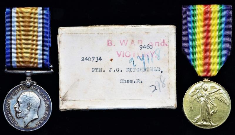 Aberdeen Medals | A Birkenhead Bantam's Great War campaign medal pair ...