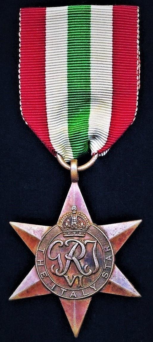 Aberdeen Medals | The Italy Star. No clasp (F/870 Barb. Ram Dass, F.F.Rif.)