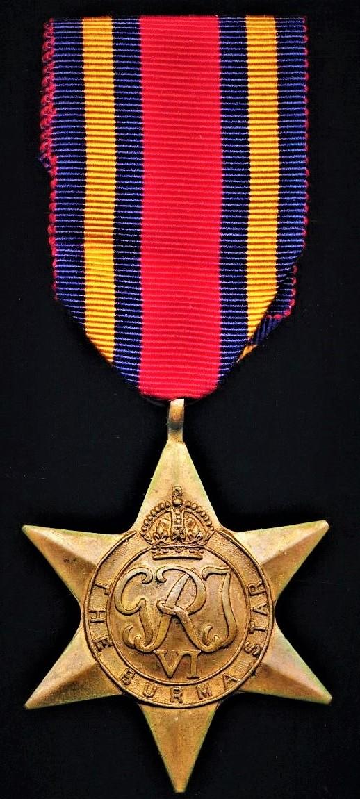 Aberdeen Medals | The Burma Star. No clasp (204360 Spr. Lachman Singh ...