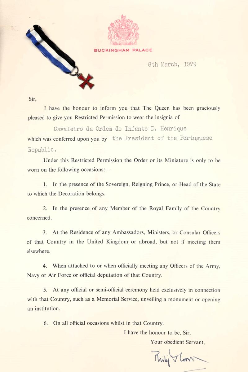 Aberdeen Medals | Portugal (Republic): Miniature of Order of Prince ...