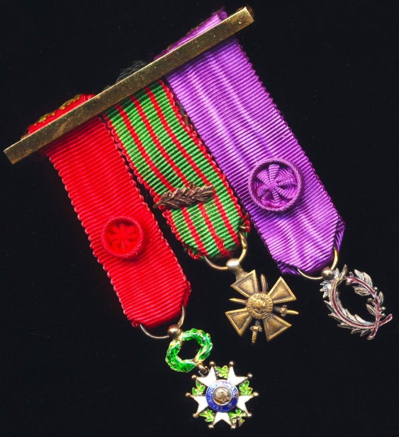 Aberdeen Medals | France: An Artillery Officer's miniature medal group ...