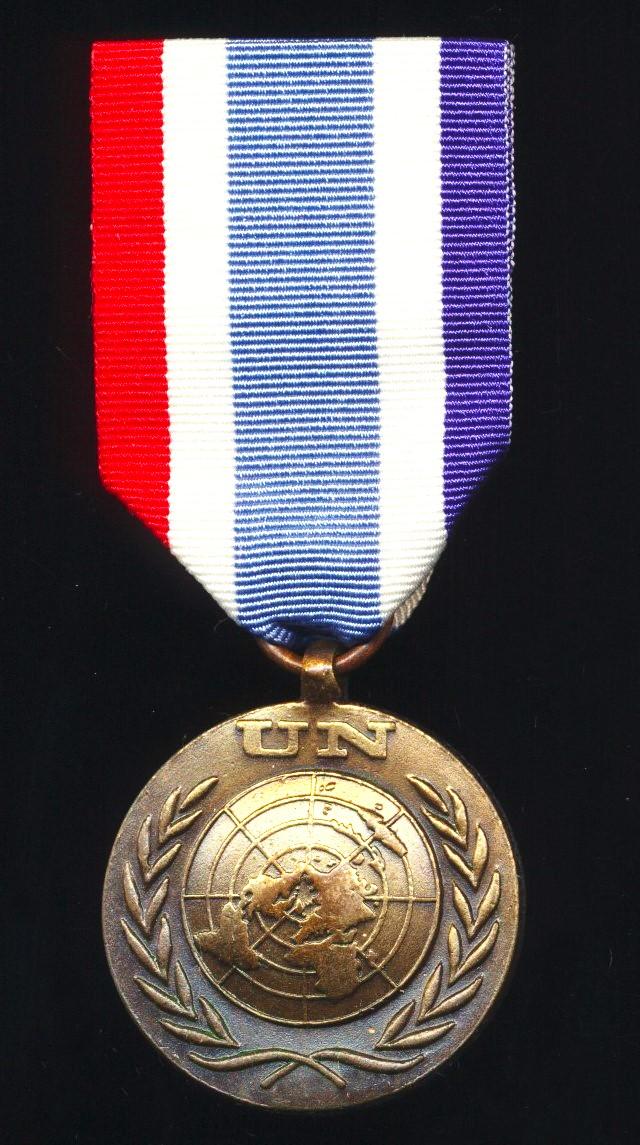 Aberdeen Medals | United Nations. Service Medal with riband for 'United ...