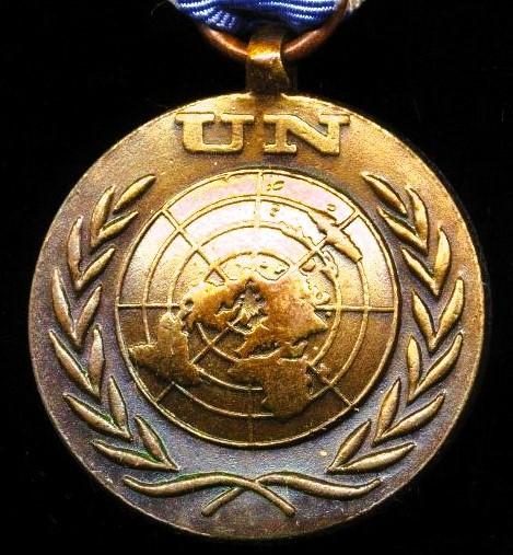 Aberdeen Medals | United Nations. Service Medal with riband for 'United ...