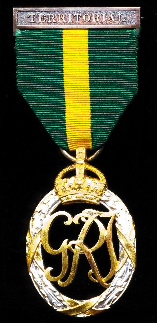 Aberdeen Medals | Efficiency Decoration. GVI first issue with integral ...
