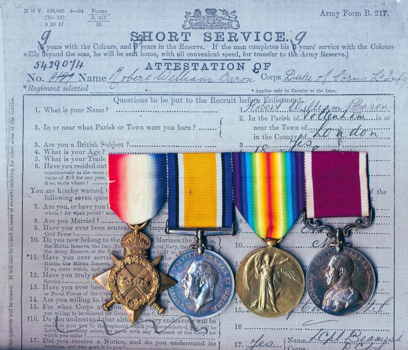 Aberdeen Medals | A Regimental Sergeant-Major's Great War campaign and ...