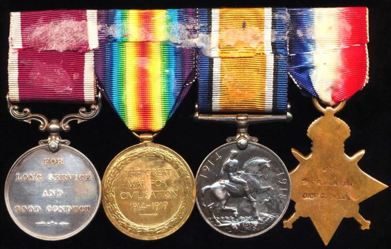 Aberdeen Medals | A Regimental Sergeant-Major's Great War campaign and ...