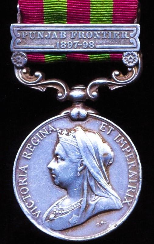 Aberdeen Medals | India General Service Medal 1895-1902. Victoria silver issue with clasp ...