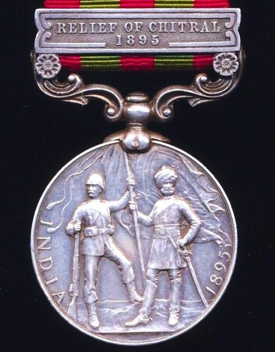 Aberdeen Medals | India General Service Medal 1895. Silver issue with clasp 'Relief of Chitral ...
