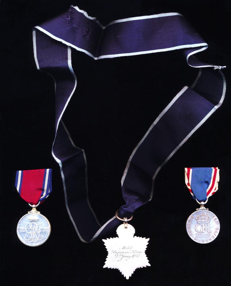 Aberdeen Medals | An Indian Title Badge group of 3: Khan Sahib Malik ...