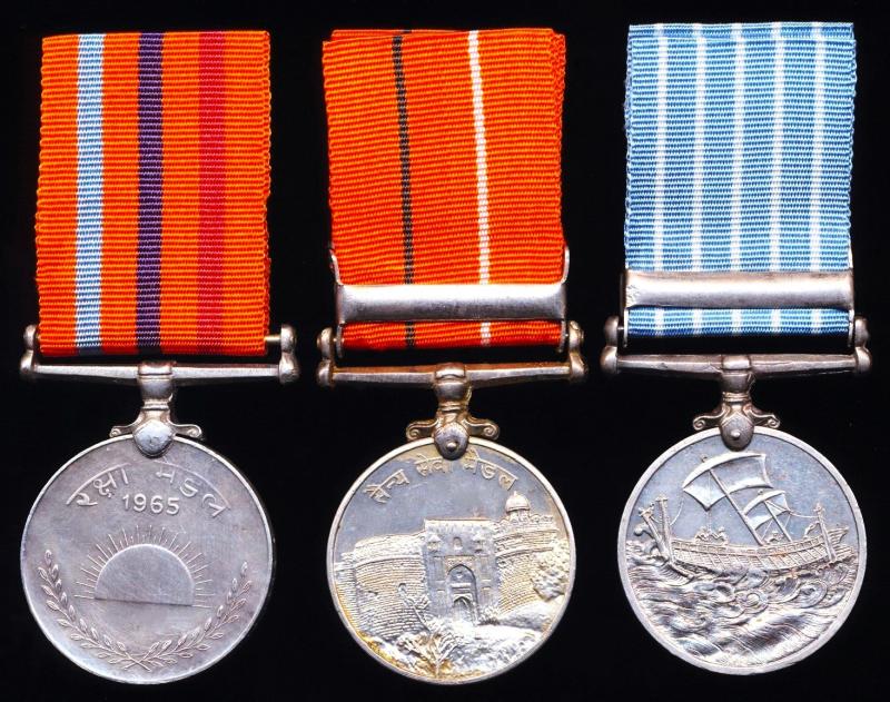 Aberdeen Medals | A rare 'Korea Service' & 1965 Indo-Pak War medal ...